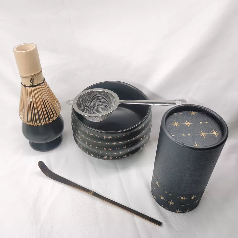 Custom Pottery Matcha Bowl Ceramic Colorful Chawan Set