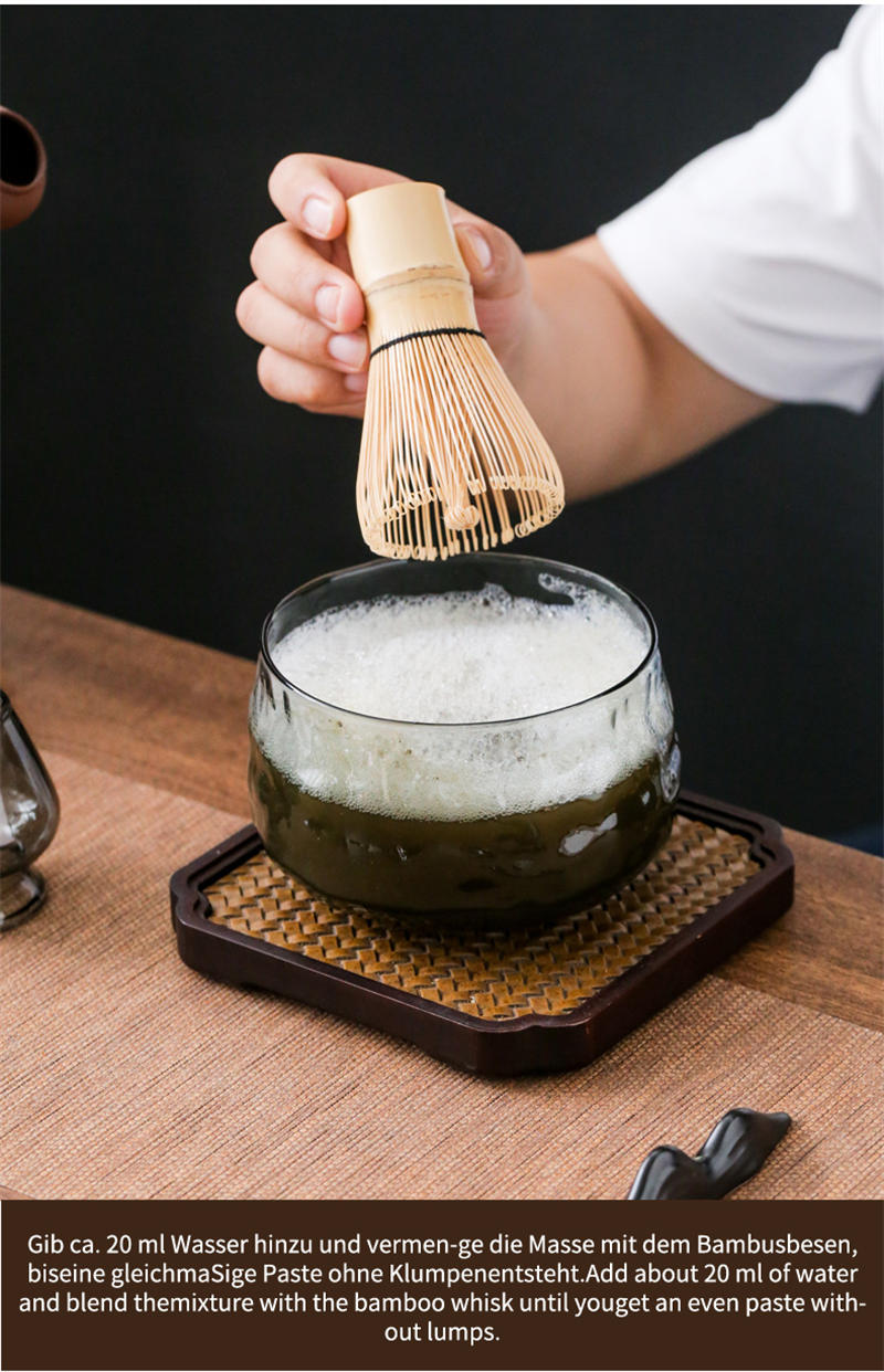 Glass Chawan Set Matcha Green Tea Starter Kit