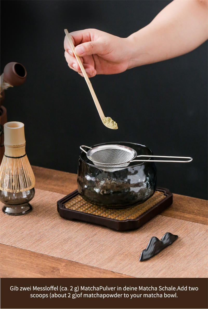 Glass Chawan Set Matcha Green Tea Starter Kit