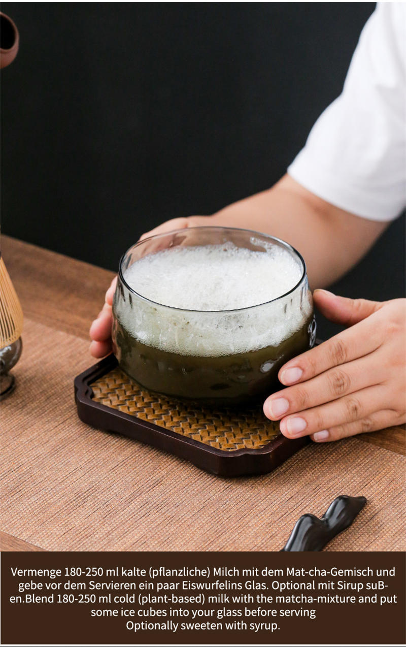 Glass Chawan Set Matcha Green Tea Starter Kit